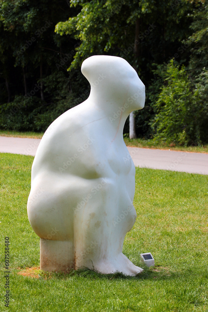 Jena, Germany - May 26, 2023: Statue of Atropos (The Death) by Anne ...