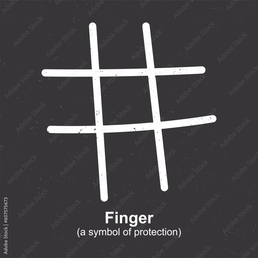 Finger (a symbol of protection) - Berber Symbol, Amazigh Symbol, North ...