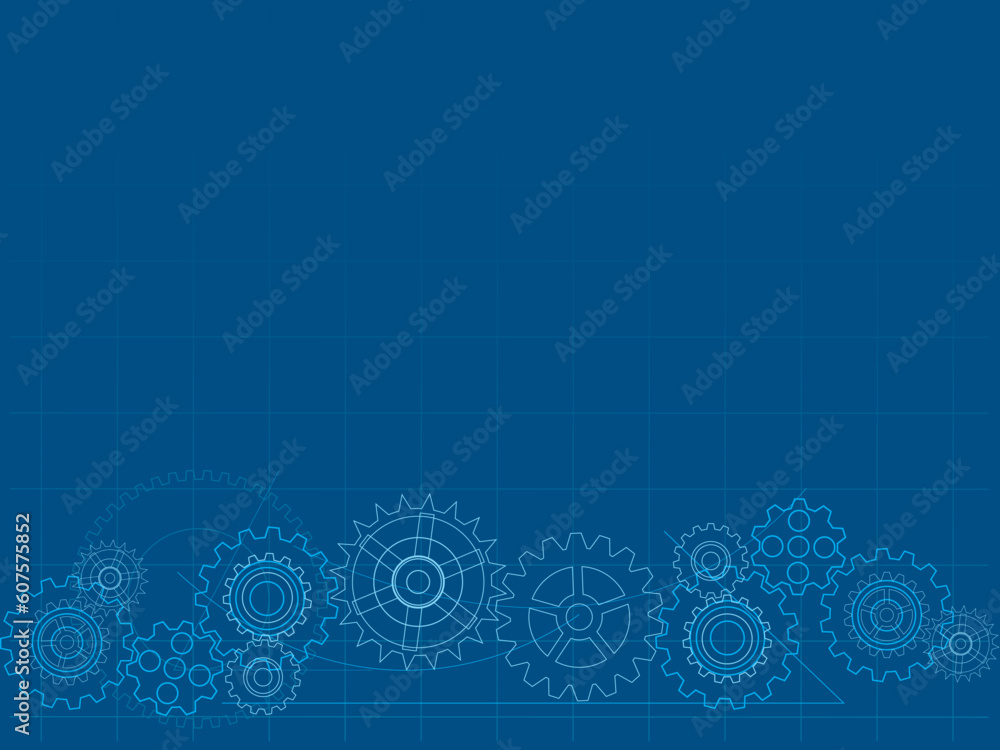 Cog blueprint background. Please check my portfolio for more background ...