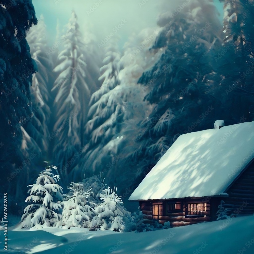 An icy wonderland encapsulates the frozen house, its every surface ...