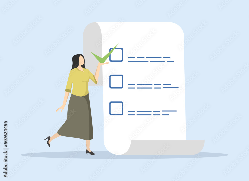 self evaluation for personal development or work improvement concept ...