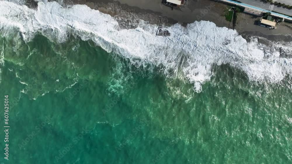 Dynamic Oceanic Patterns,Drone Unveils the Serenity of Wave Textures ...