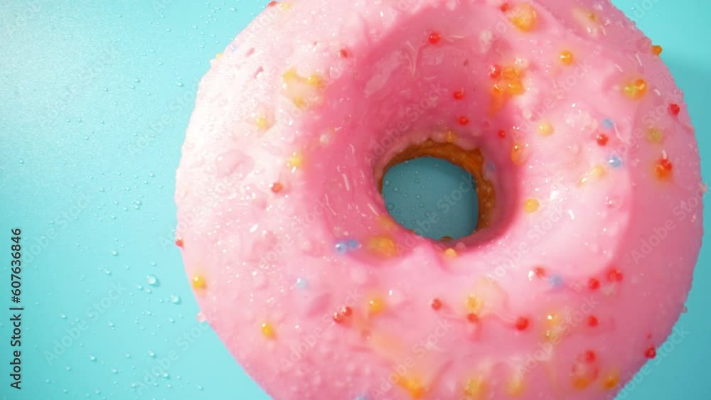 In an enchanting video, stunning pink donuts steal the spotlight with ...