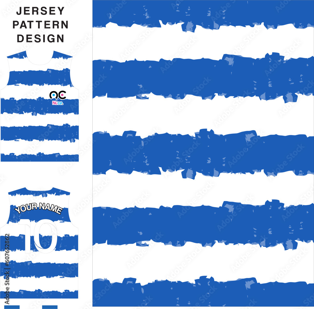 Abstract ripped concept vector jersey pattern template for printing or ...