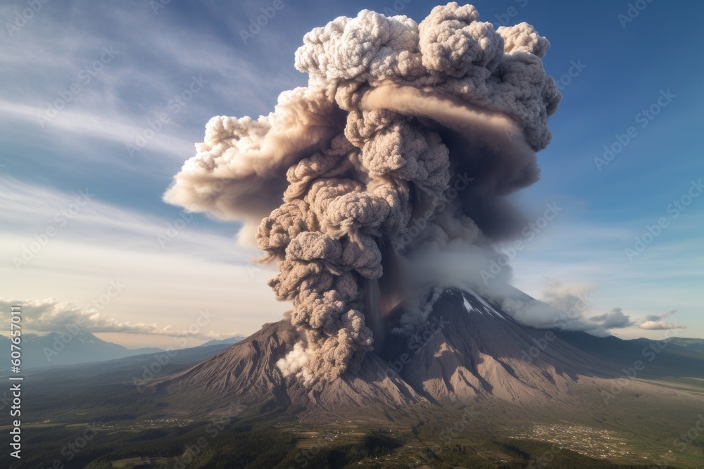 Volcanic pyroclastic flow volcano eruption - Generative AI Stock ... Volcanic pyroclastic flow volcano eruption - Generative AI Stock ...