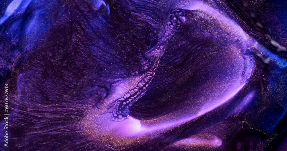 Dark purple paint splash abstract background. Dark violet blue wave ...