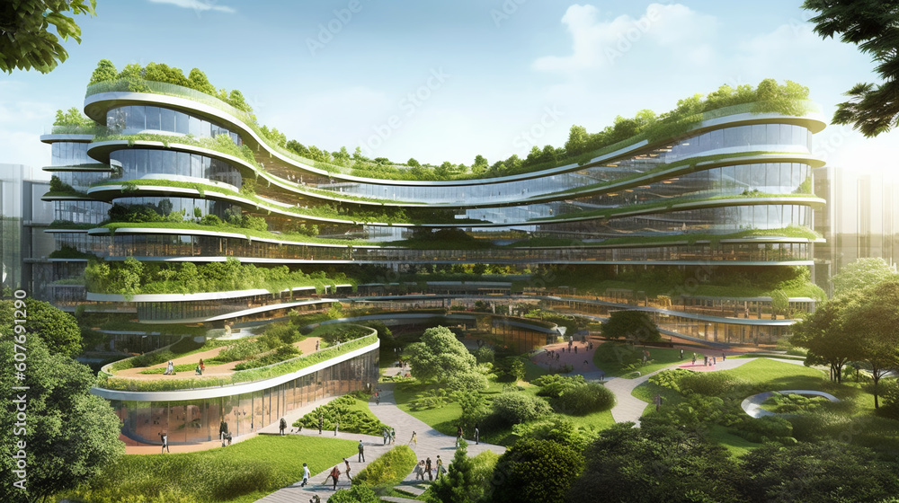 Green sustainable design, creating eco friendly spaces, promoting ...