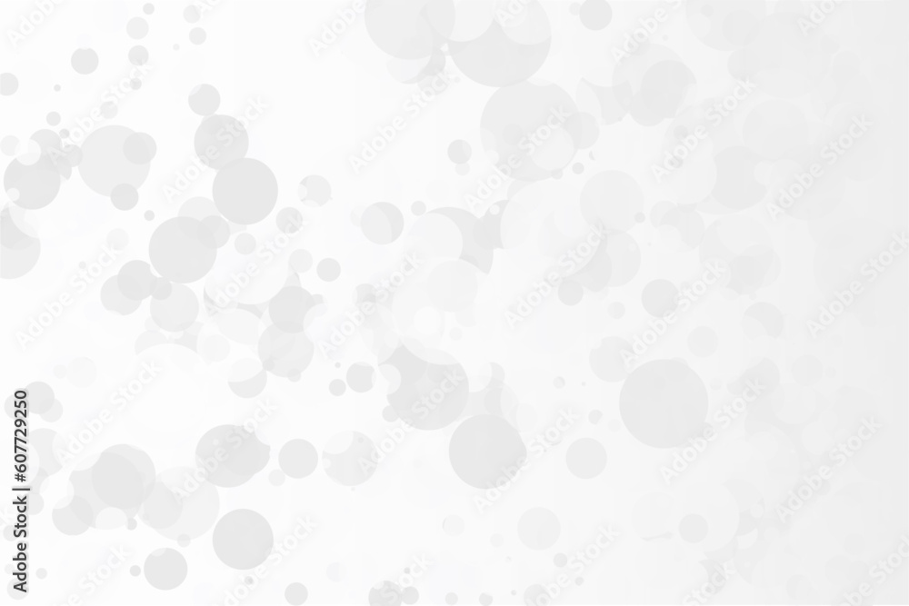 Light bokeh background. Simple gray backdrop. Vector illustration Stock ...