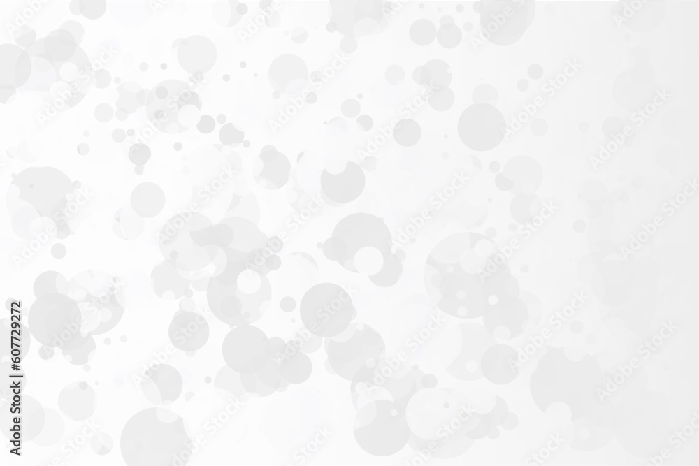 Light bokeh background. Simple gray backdrop. Vector illustration Stock ...