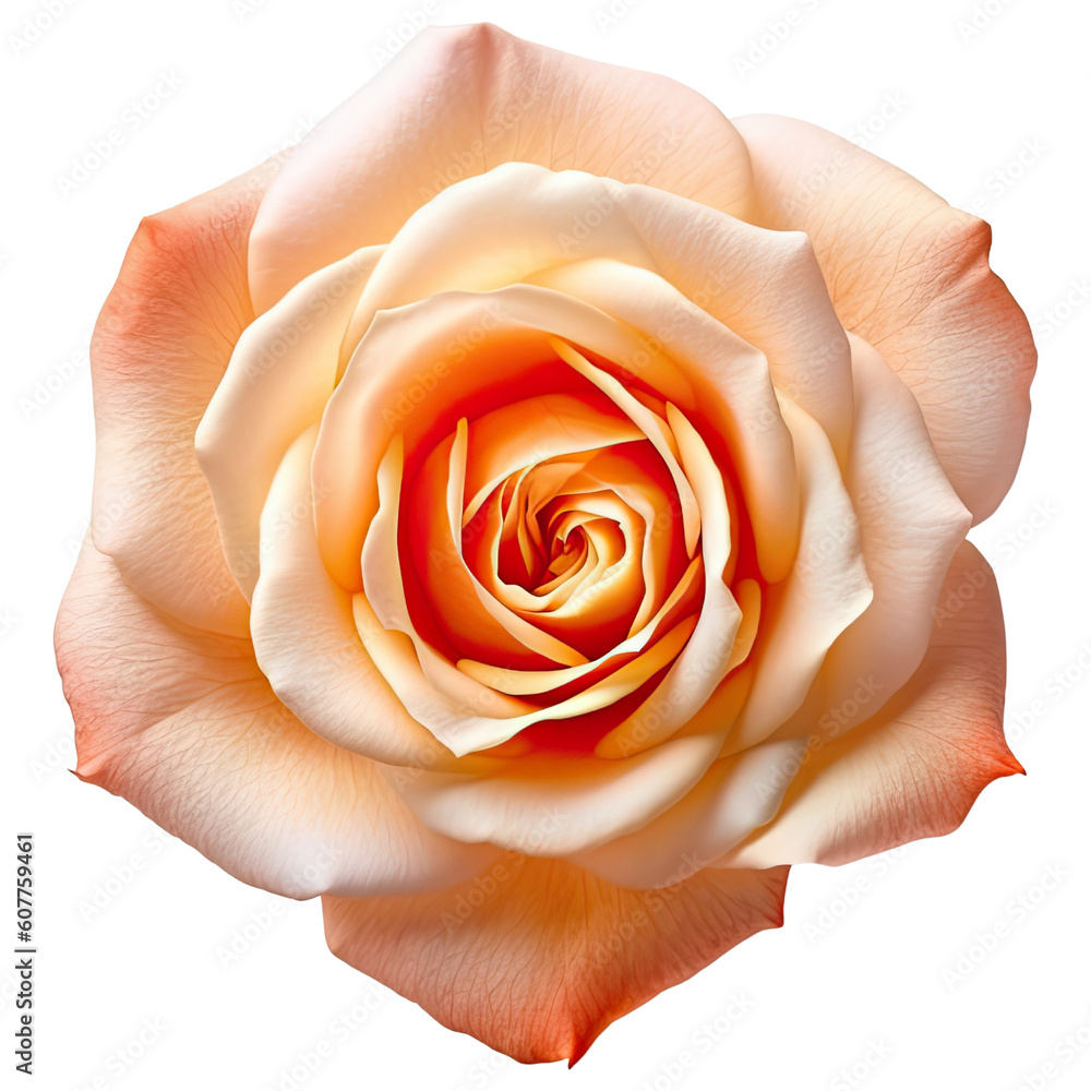 Rose flower , transparent background, PNG ,Generative AI Stock ...