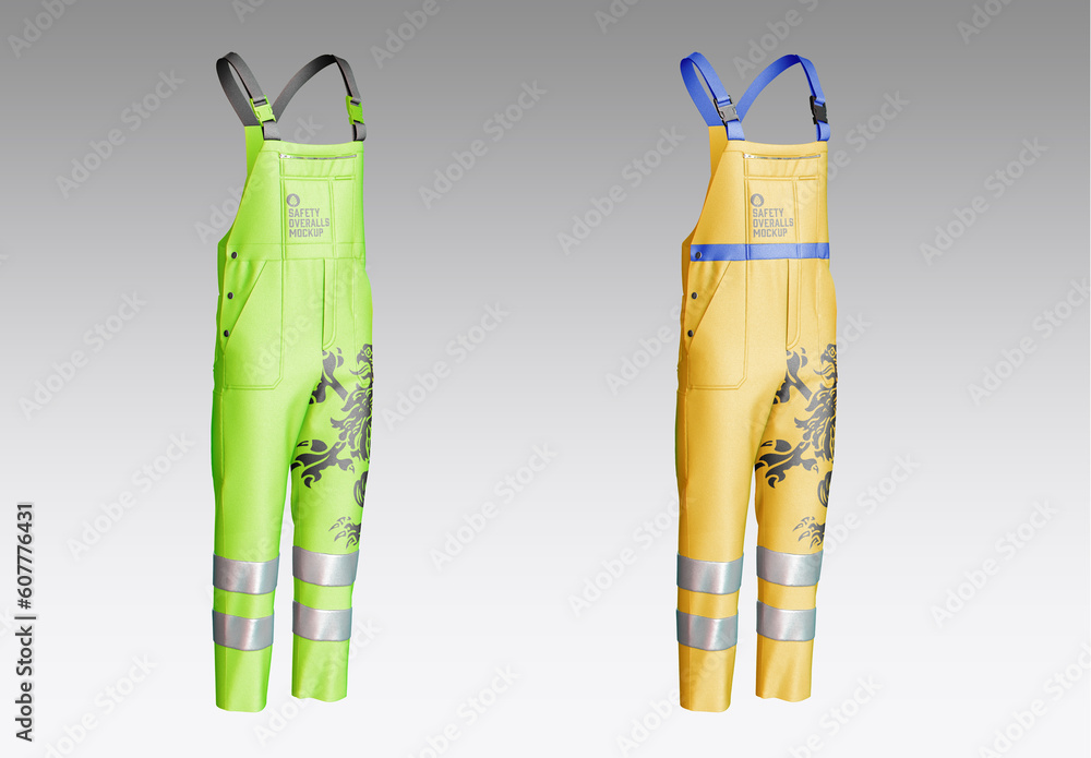 Work Overalls Mockup Stock Template | Adobe Stock