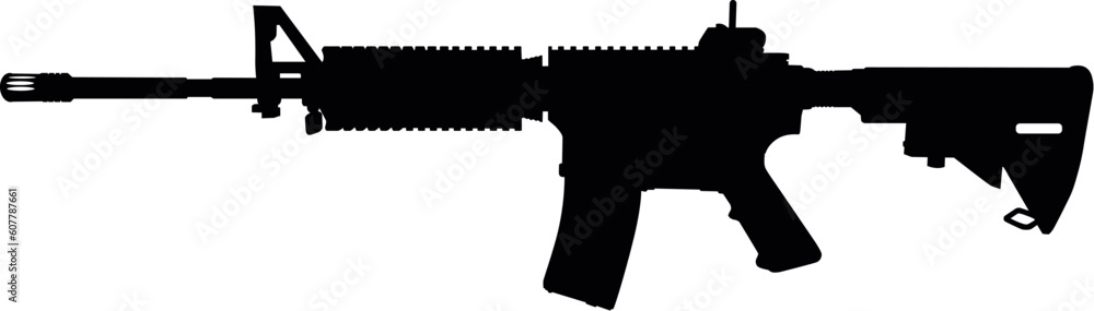 M4 Silhouette Vector