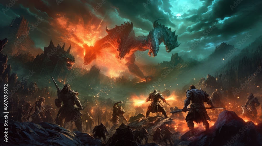 Fantasy RPG Game Artwork Stock Photo | Adobe Stock