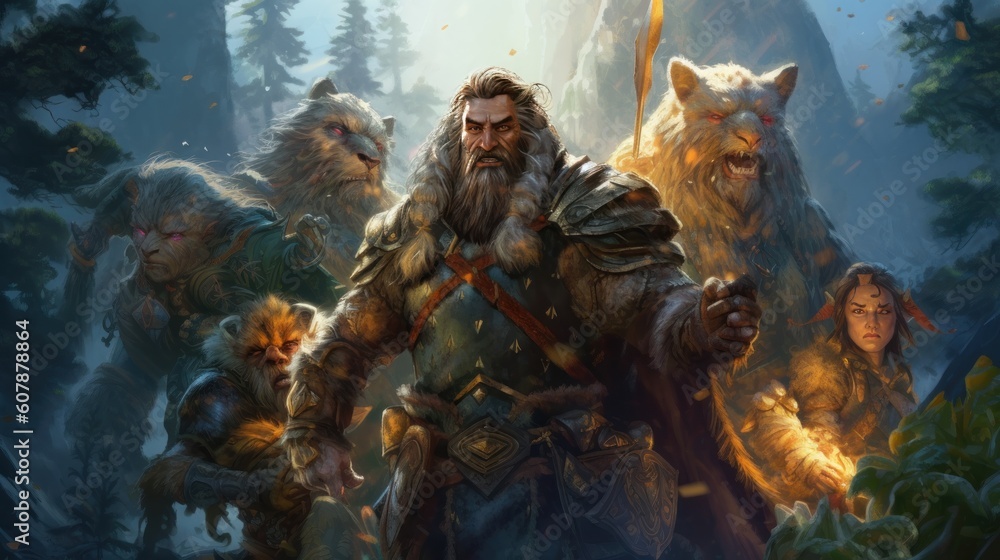 Fantasy RPG Game Artwork Stock Illustration | Adobe Stock