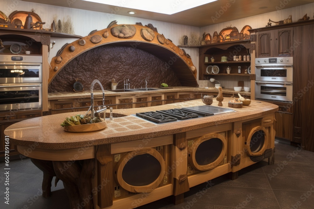 gallery of custom-built cooking stations, each with a unique aesthetic ...