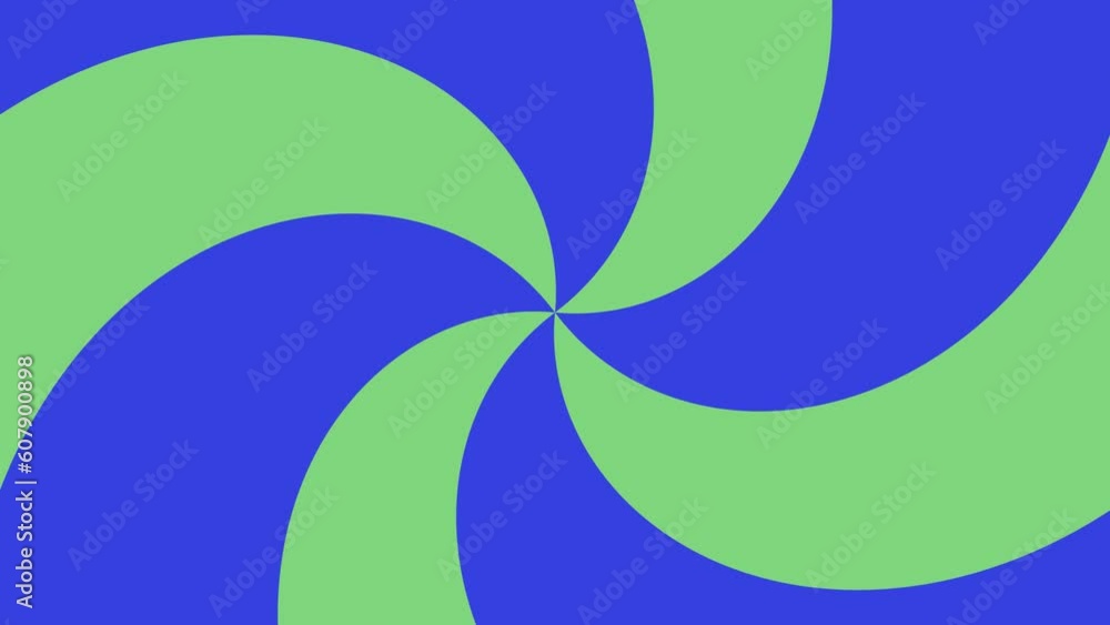 Animated abstract background. hypnotic spiral rotation. Simple gradient ...