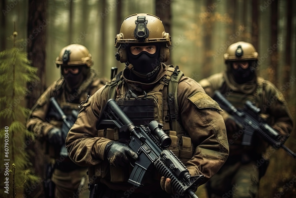 Russian special forces ready to deploy, Russia Ukraine War, Generative ...