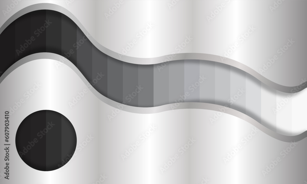 abstract background design with metal texture and gradient black ...