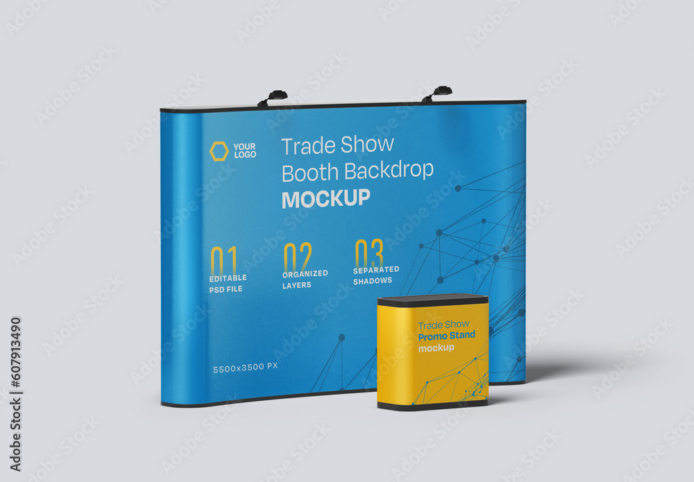 Exhibition Stand Mokup Stock Template | Adobe Stock