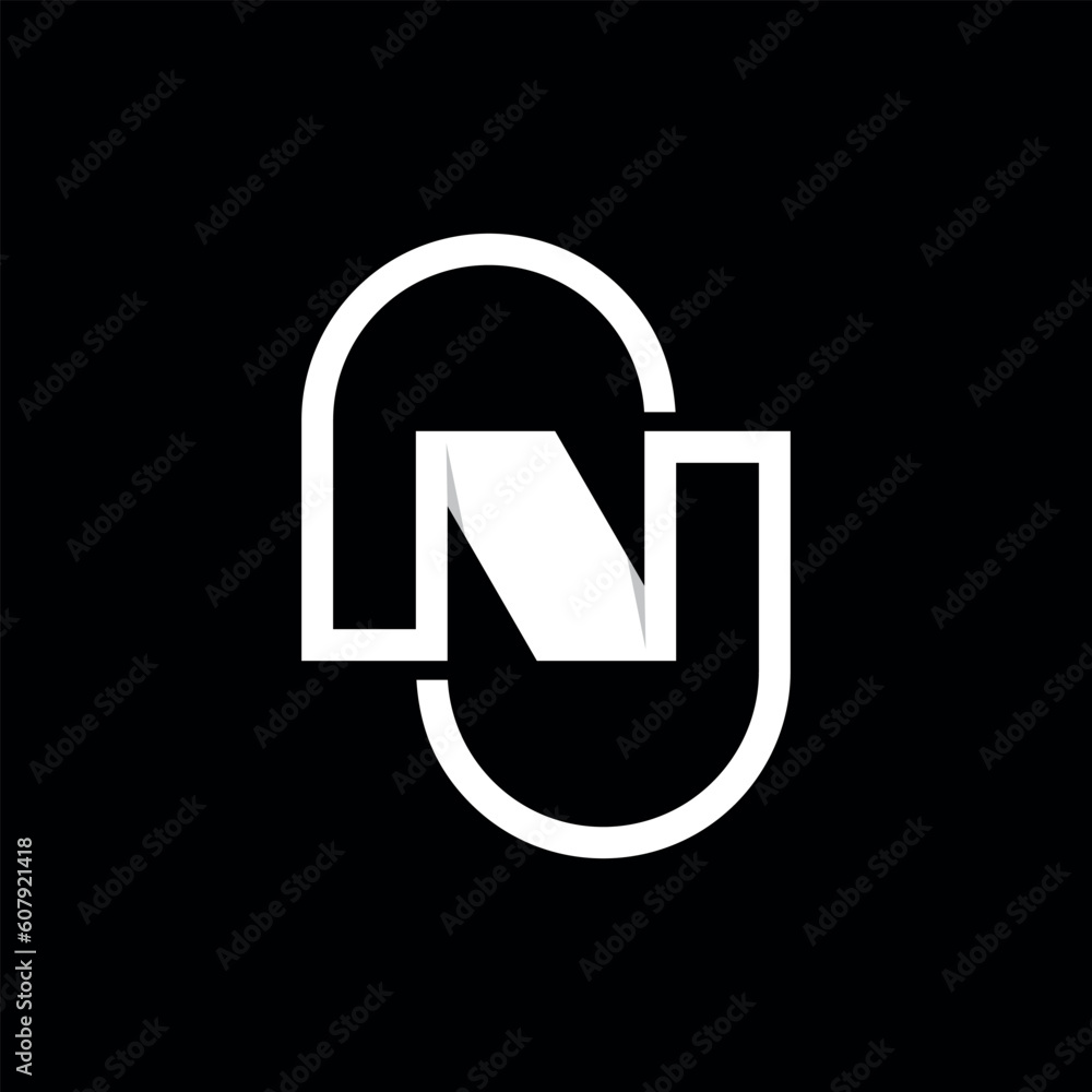 Infinity letter N logo, N infinity vector letter, logotype letter N in ...