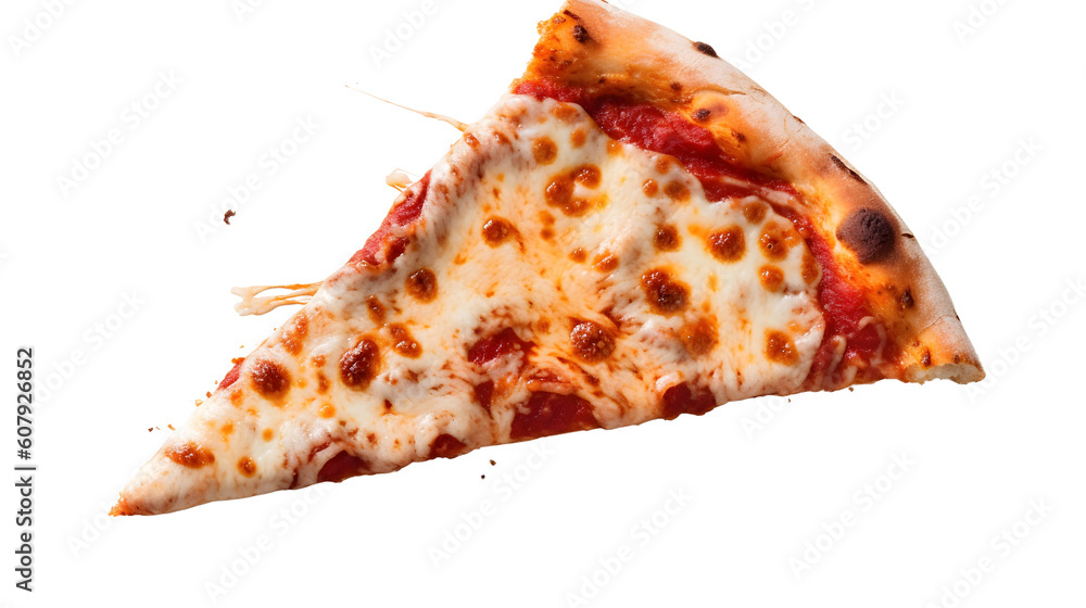 Delicious slife of pizza on transparent background png Stock ...