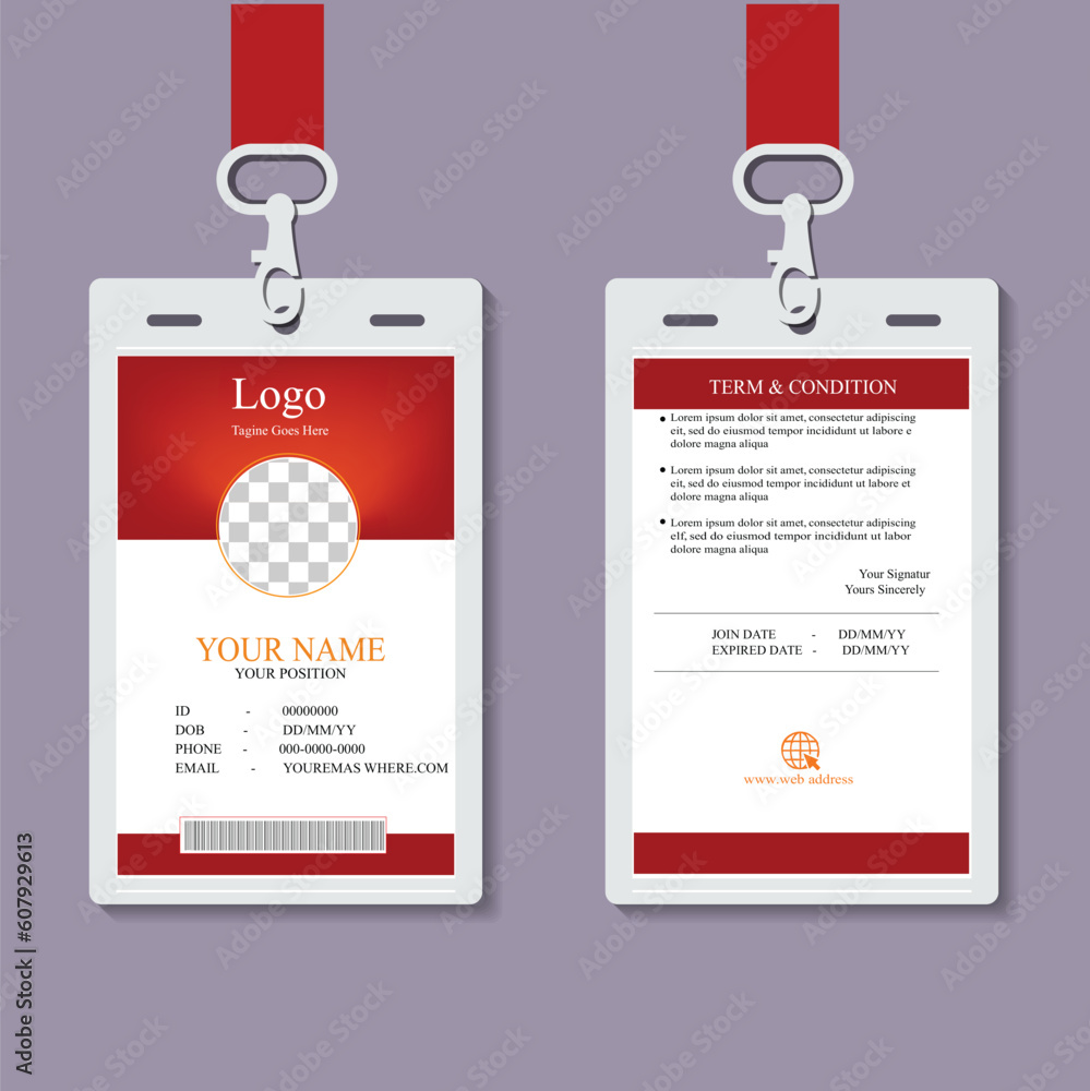 Modern and clean business id card template. professional id card design ...