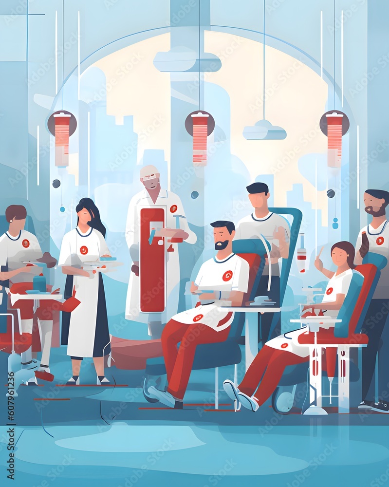 Lifesaving impact of blood donation, diverse group of volunteers ...