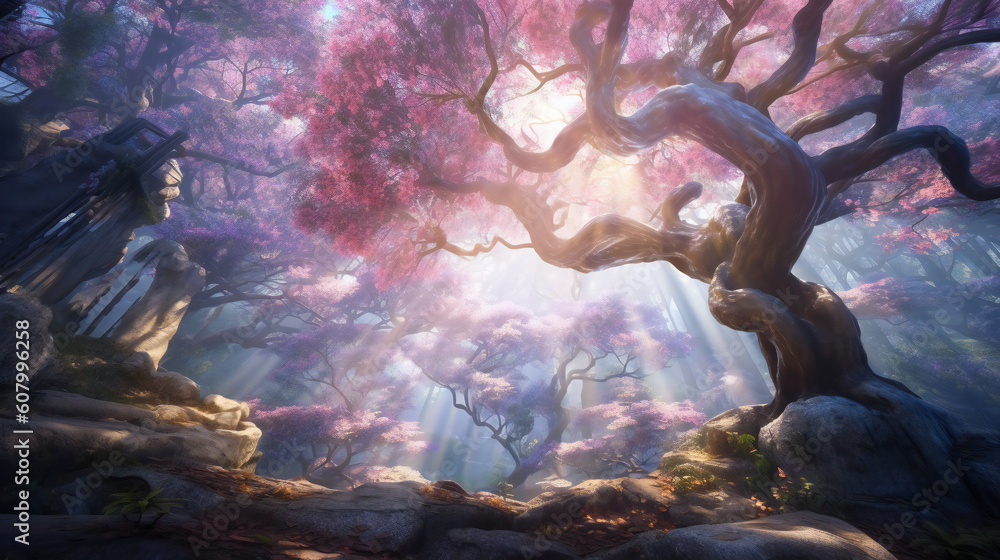Step into a world of enchantment and wonder with a stunning, hyper ...