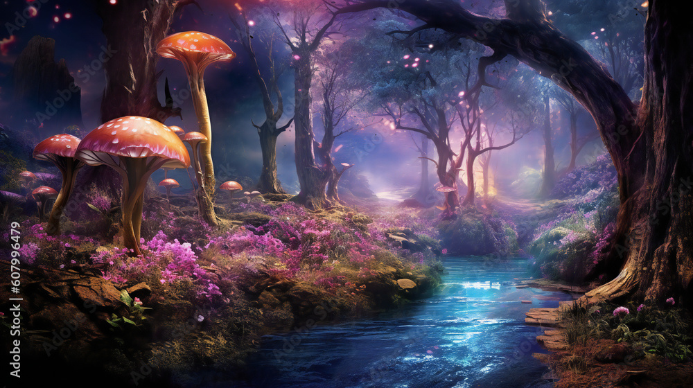 Step into a world of enchantment and wonder with a stunning, hyper ...
