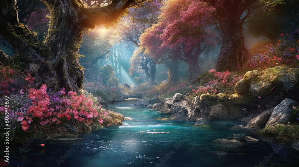 Step into a world of enchantment and wonder with a stunning, hyper ...