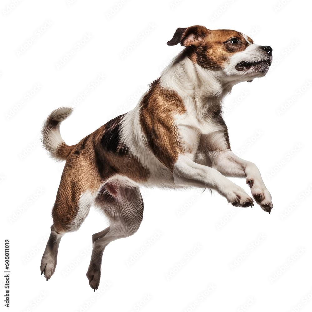 jack russell terrier isolated on transparent background cutout Stock ...