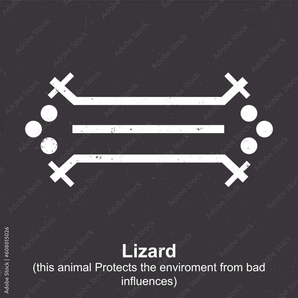 Lizard (this animal Protects the enviroment from bad influences ...