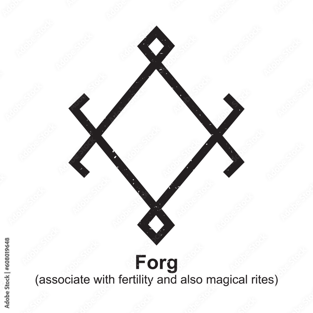 Forg (associate with fertility and also magical rites) - Berber Symbol ...