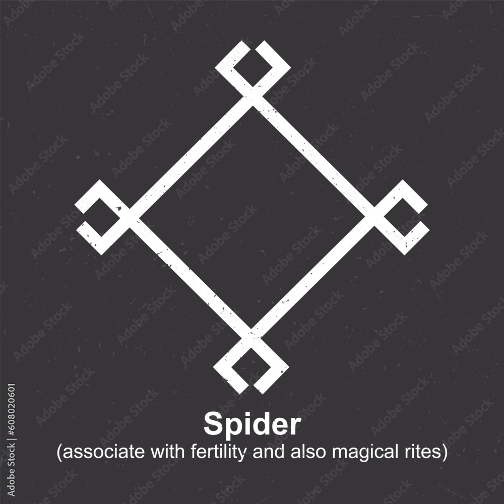 Spider (associate with fertility and also magical rites) - Berber ...