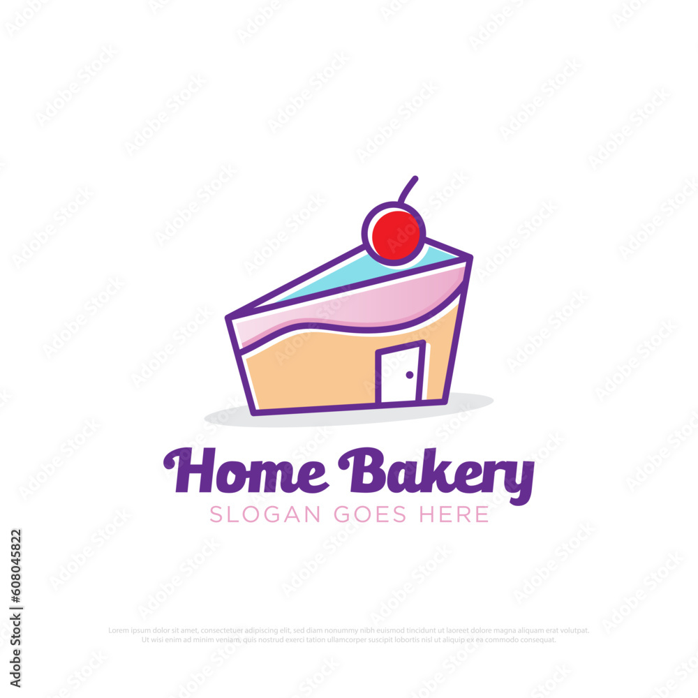Homemade Bakery logo design vector,sweet pie vector illustration, best ...
