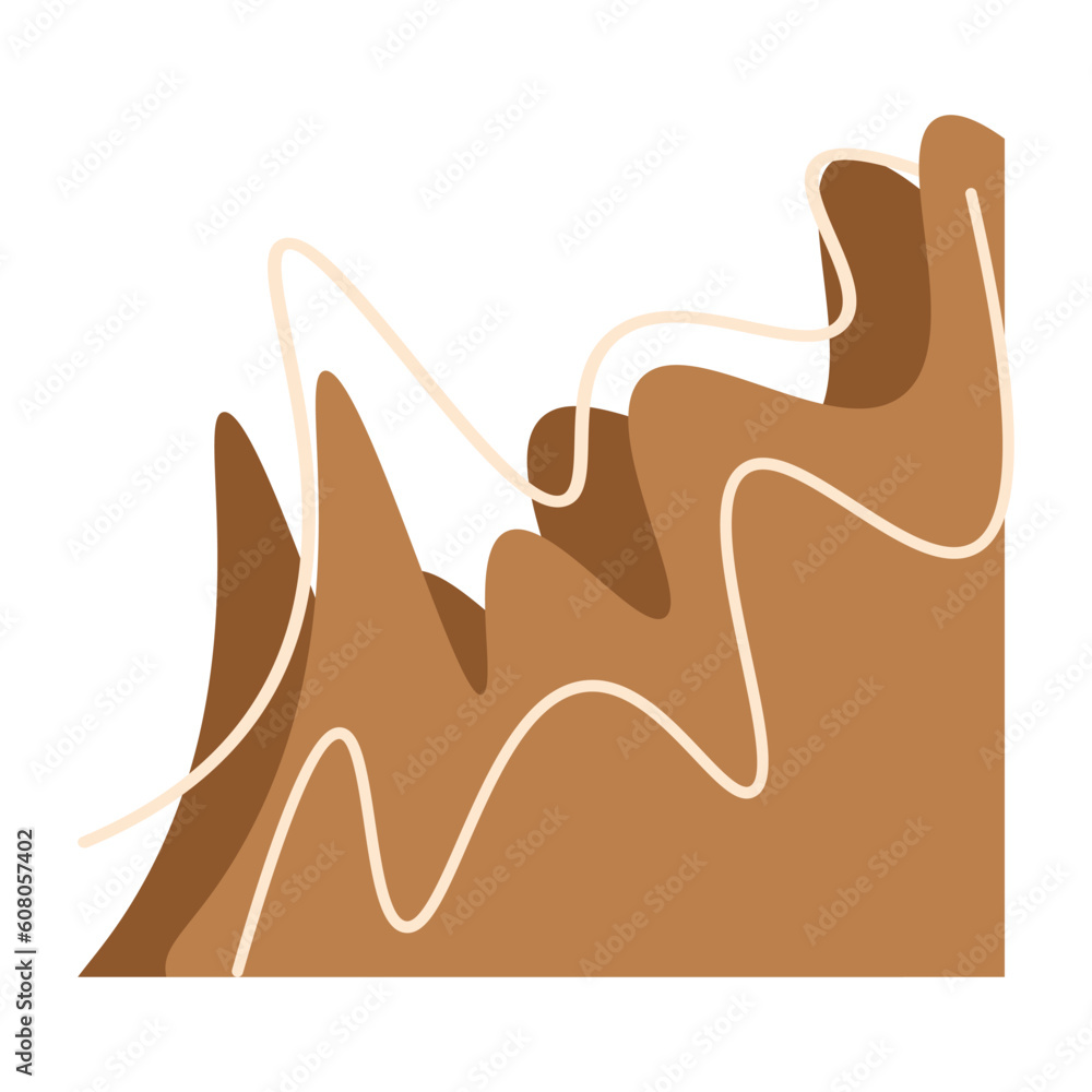 Aesthetic Wave Border Vector Illustration. Corner borders, border frame ...