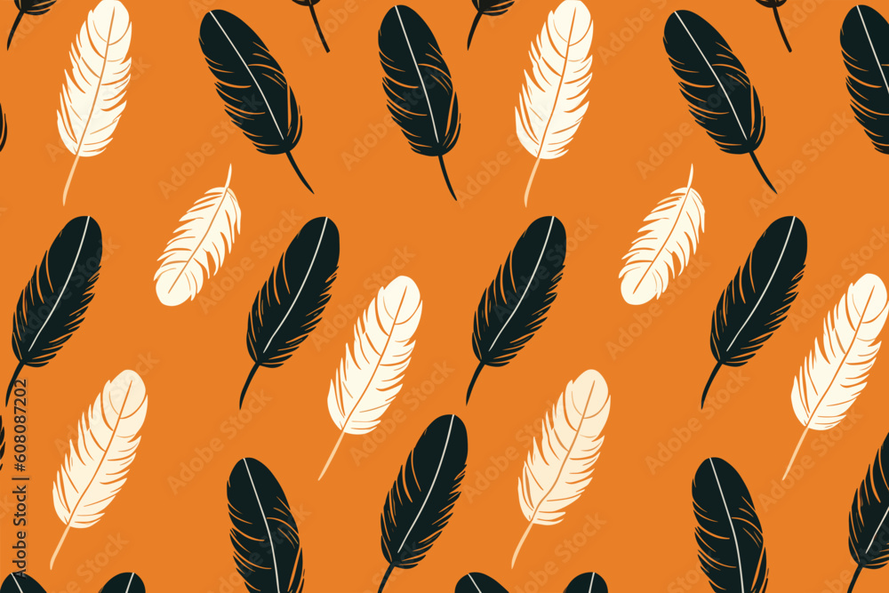 Turkey Feather Pattern