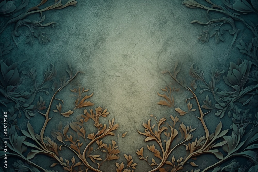 Vintage Medieval Nature Texture Background - Retro Nature-Inspired ...