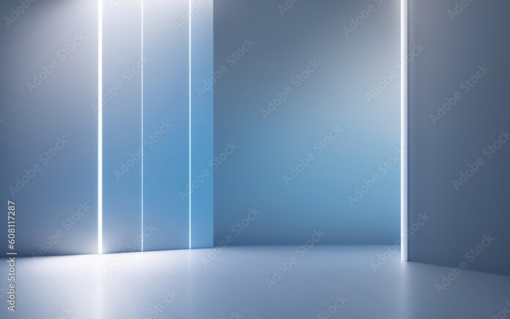 Universal minimalistic blue background for presentation. A light blue ...