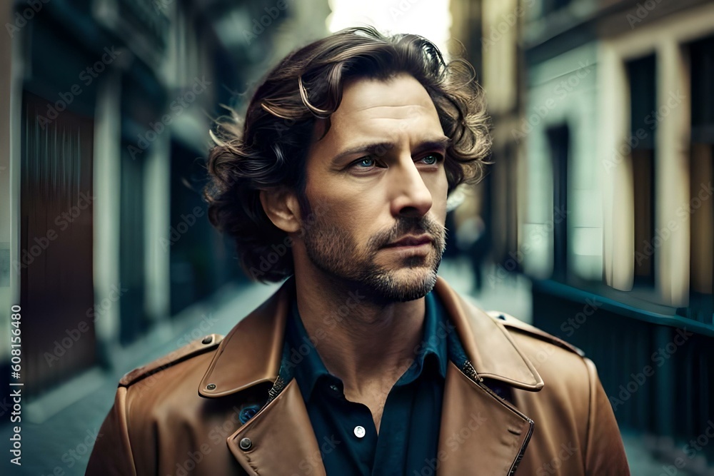 Meet Alessandro, a fictional Italian heartthrob, his curly hair and ...