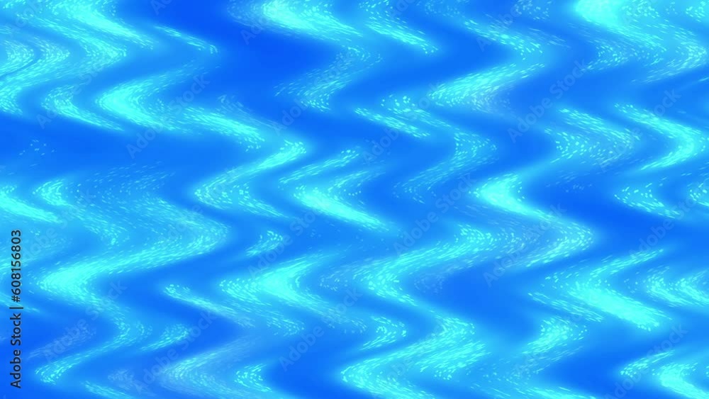 Stockvideon Flow of luminous light blue particles. Bright blue ...