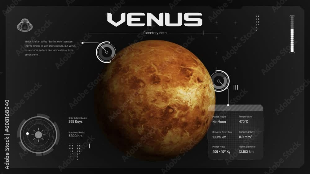 Exploring Venus Planet-A Captivating Solar System Animation Unveiling ...