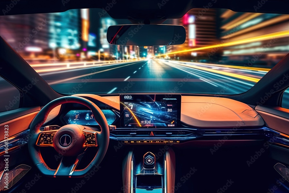 Heads - up display system in sports cars that projects vital ...