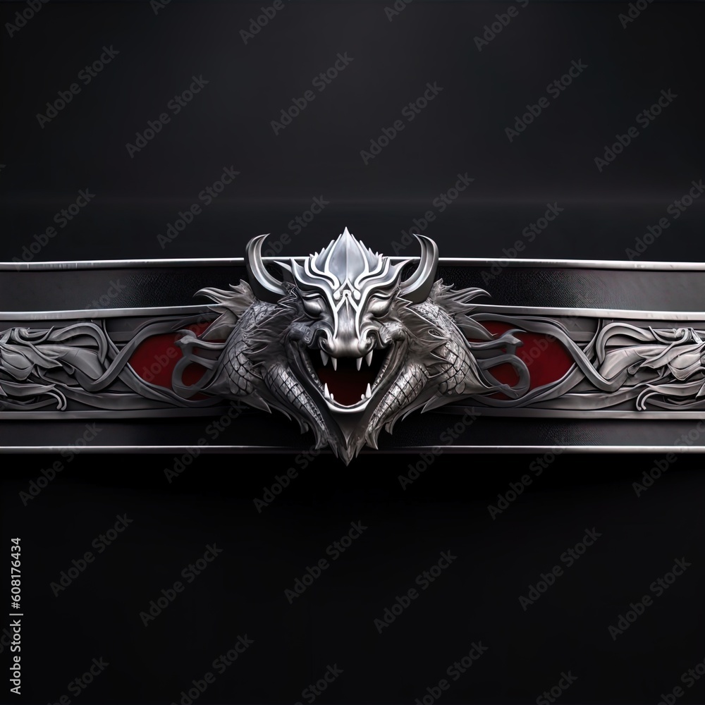 Elegant high fantasy border in silver. Perfect for fantasy, high ...