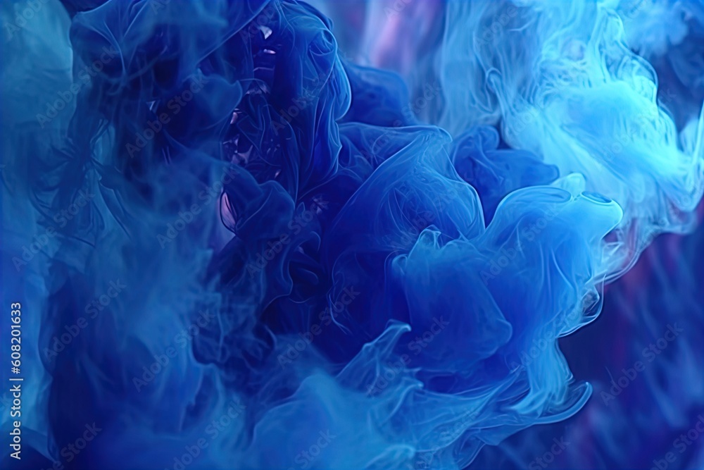 Blue smoke and light effects. Great for backgrounds, overlays, magic ...