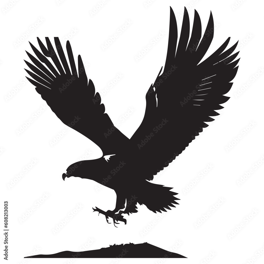 This is a Eagle Vector Silhouette, Eagle Vector Clipart, eagle Logo ...