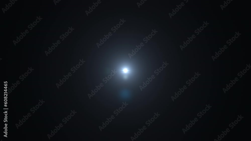 Abstract loop center white star optical shine light lens flares ...