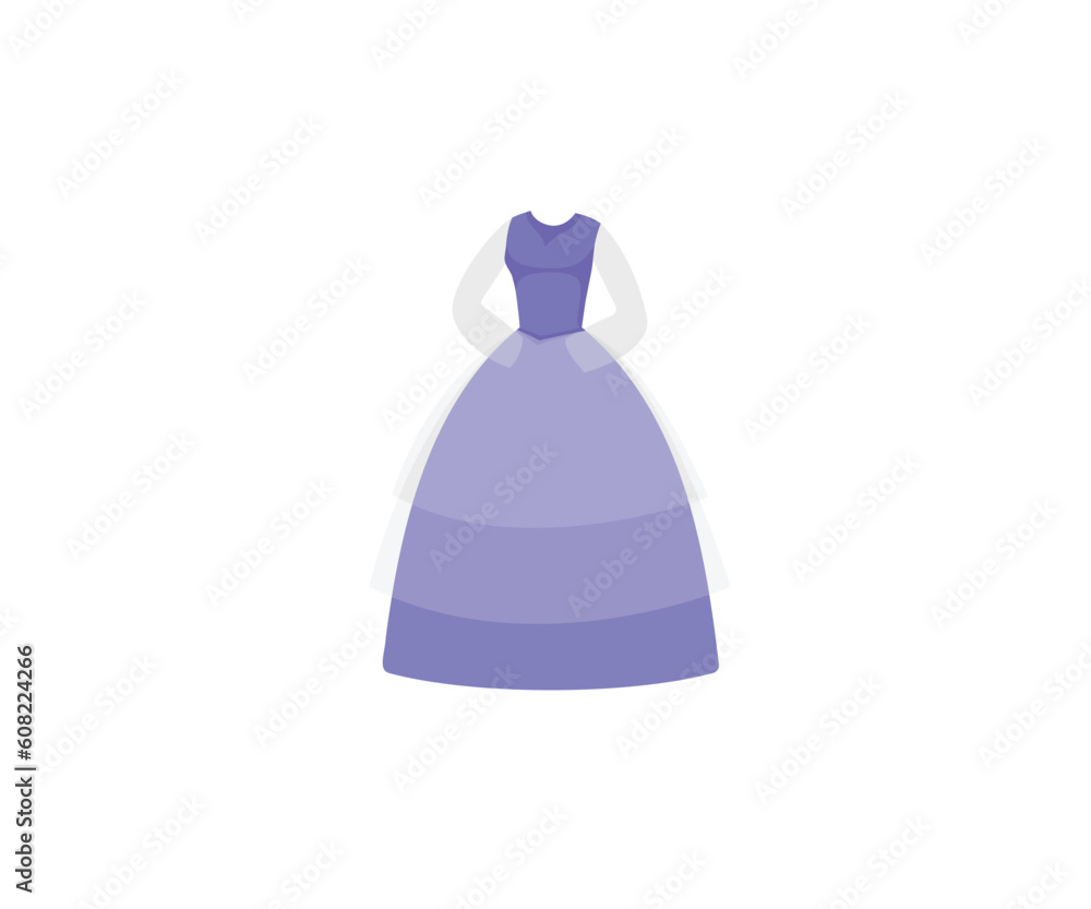 Princess Dress illustration cartoon image เวกเตอร์สต็อก | Adobe Stock