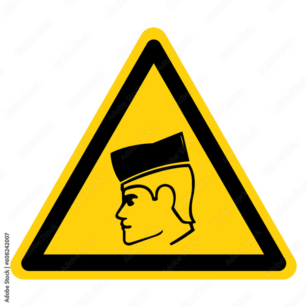 Wear Paper Hat Symbol Sign ,Vector Illustration, Isolate On White ...