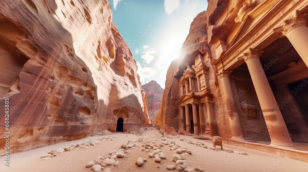 Step back in time and witness the magnificence of Petra, the ancient ...
